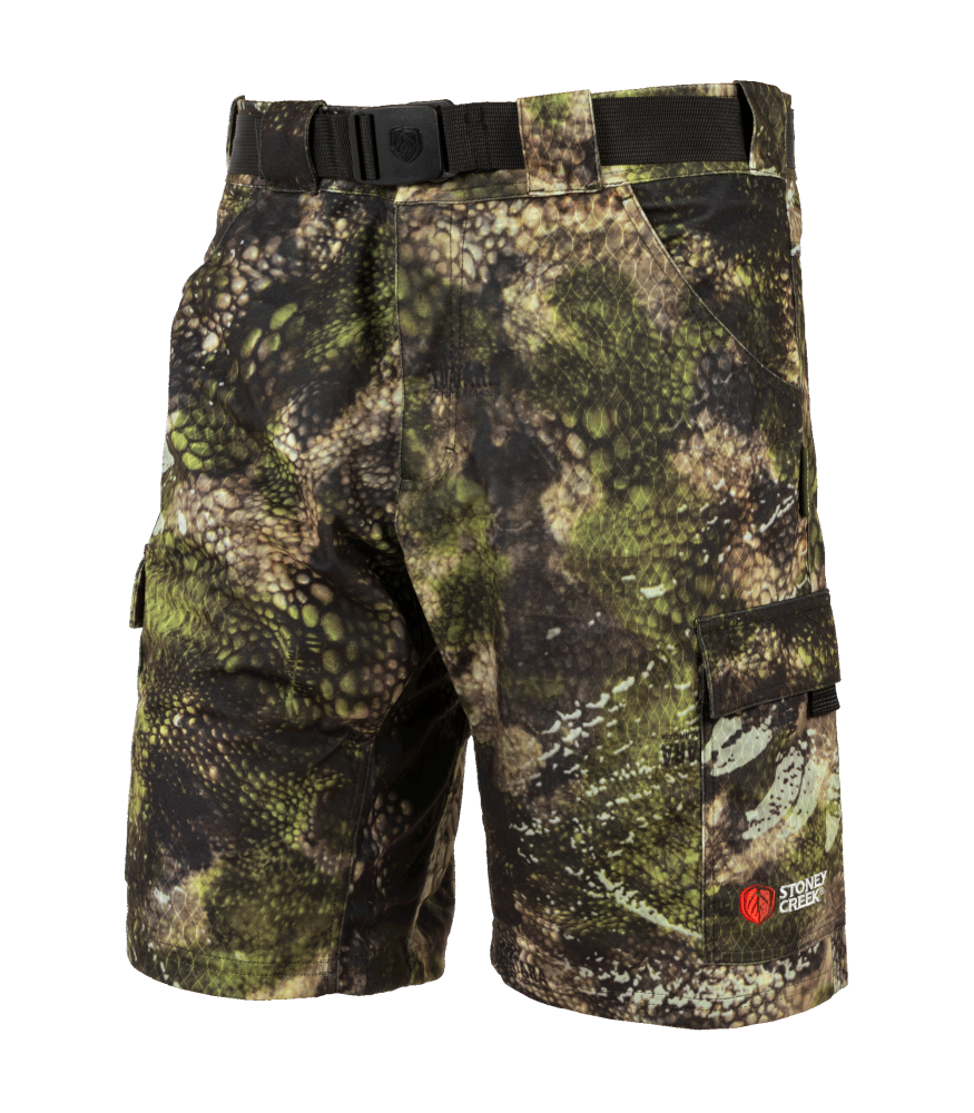 Microtough Cargo Shorts - RTXG and Bayleaf | Stoney Creek Hunting Gear
