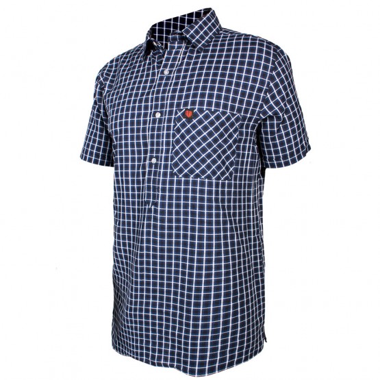 Men's Checkmate Shirt - Blue and Black / White | Stoney Creek Rural Gear