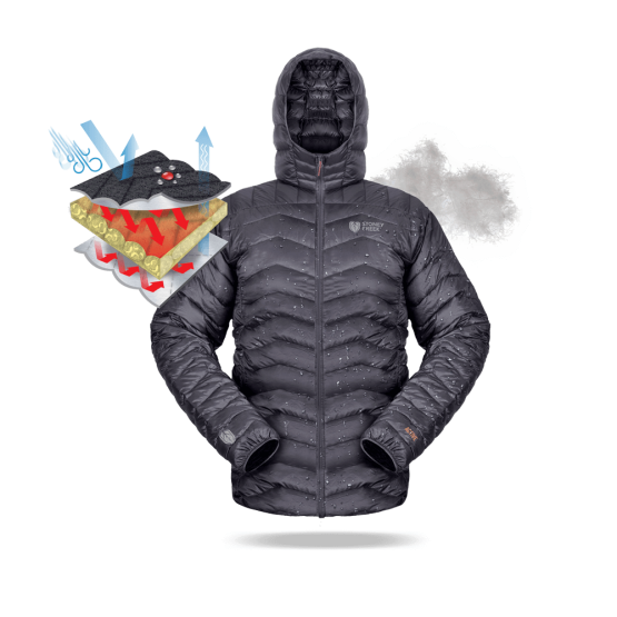 Accelerant Jacket - Blackened Pearl |Ultra-Lightweight Active Insulation