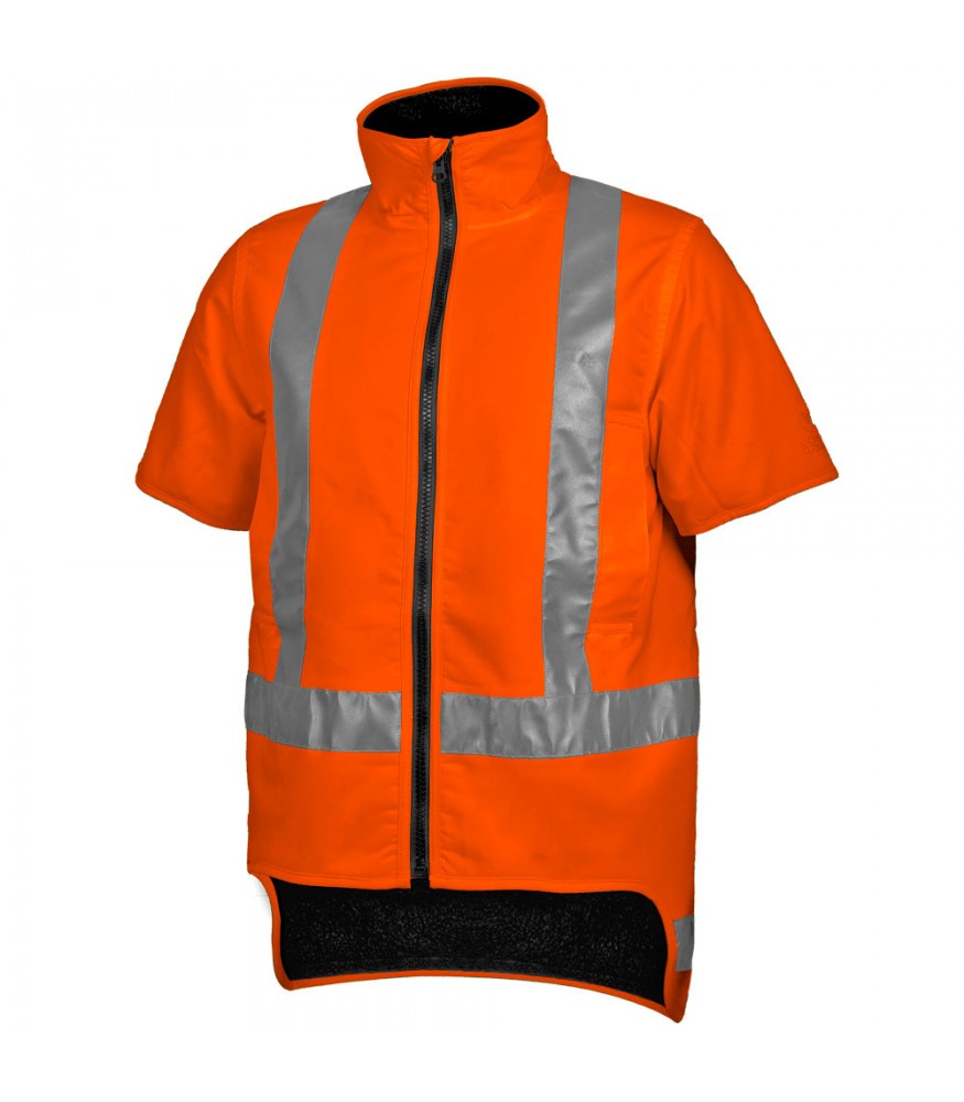 Hi Vis Rammer Jacket - Orange & Yellow | Stoney Creek Safety Gear