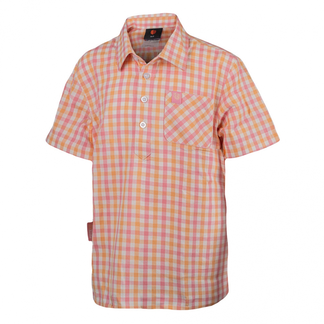 Kid's CheckKid Shirt - Coral, Cobalt, Orange & Sea Green - Stoney Creek ...